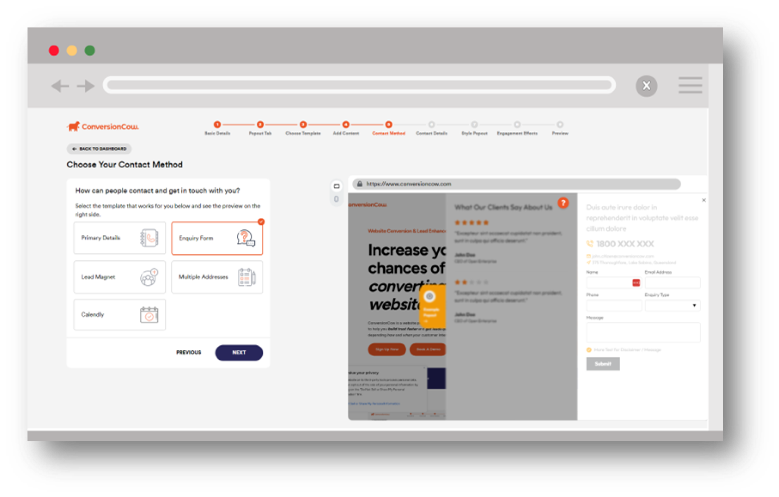 Popout Builder - ConversionCow